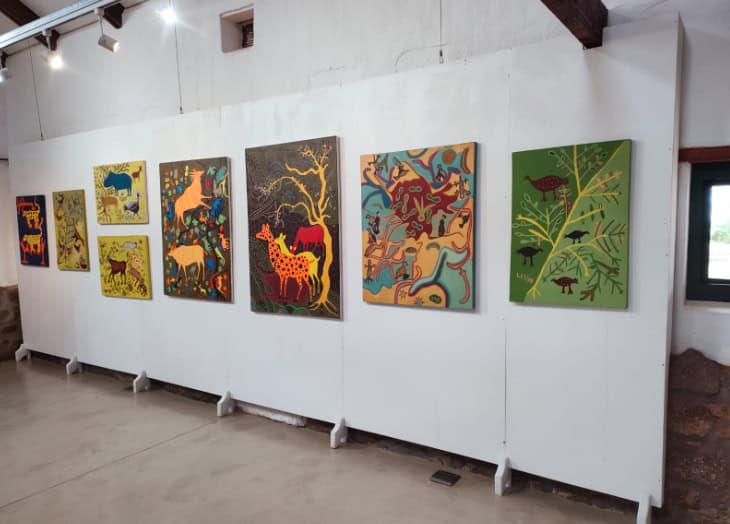 Our walls tell many stories - Kuru Art Exhibition 2025 - !Khwa ttu